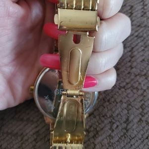 Geneva | Jewelry | Goldtone And Crystal Geneva Watch | Poshmark
